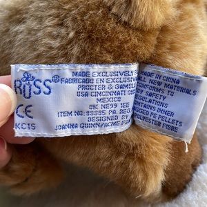 Russ | Toys | Charmin Bear Russ Toy Plush | Poshmark